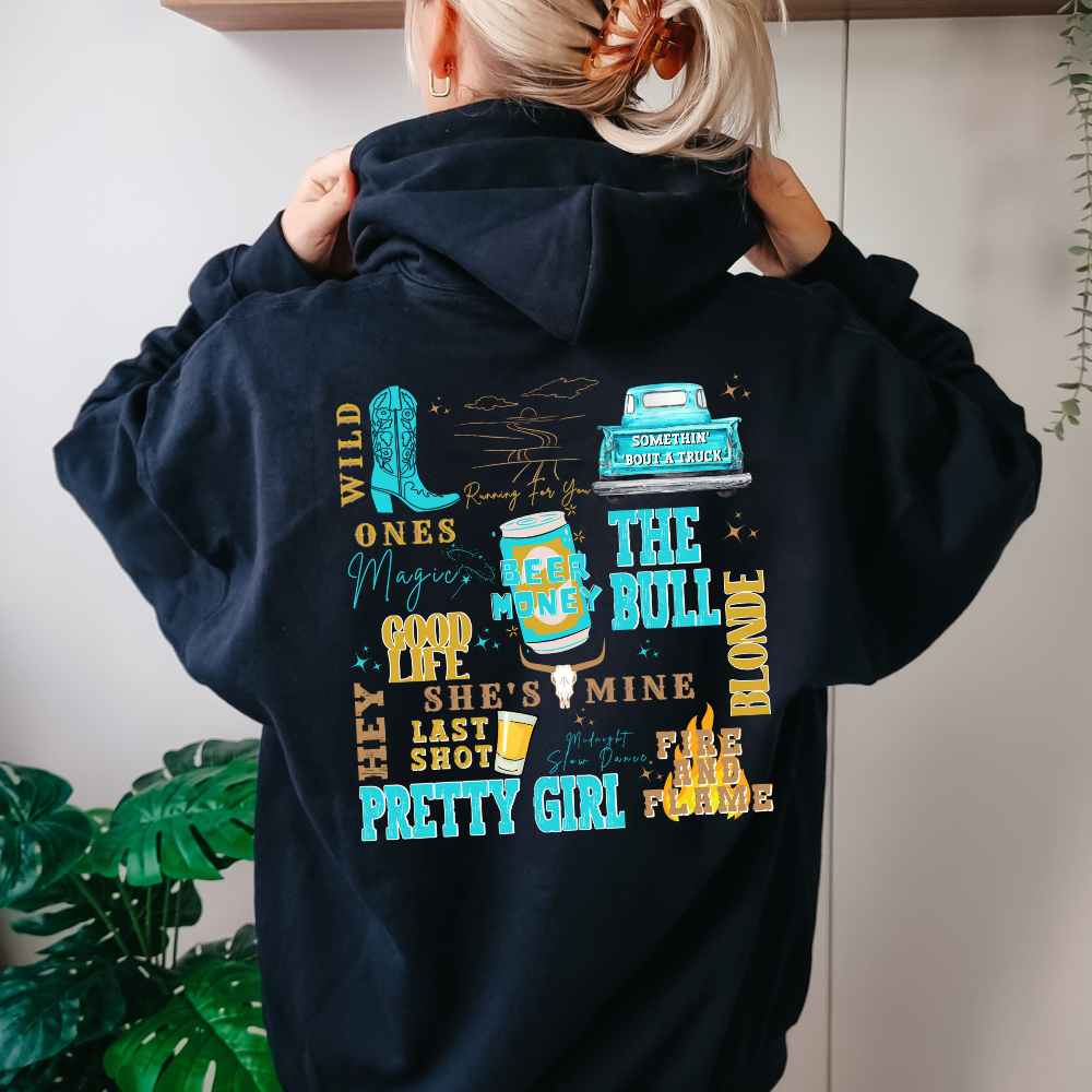 Kip Moore Set List Hoodie – Lone Star