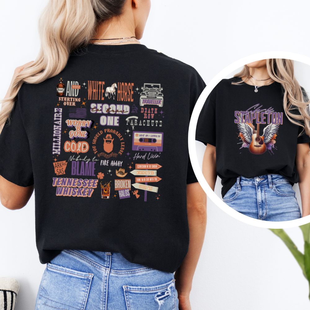 Chris Stapleton Set List Tee – Lone Star